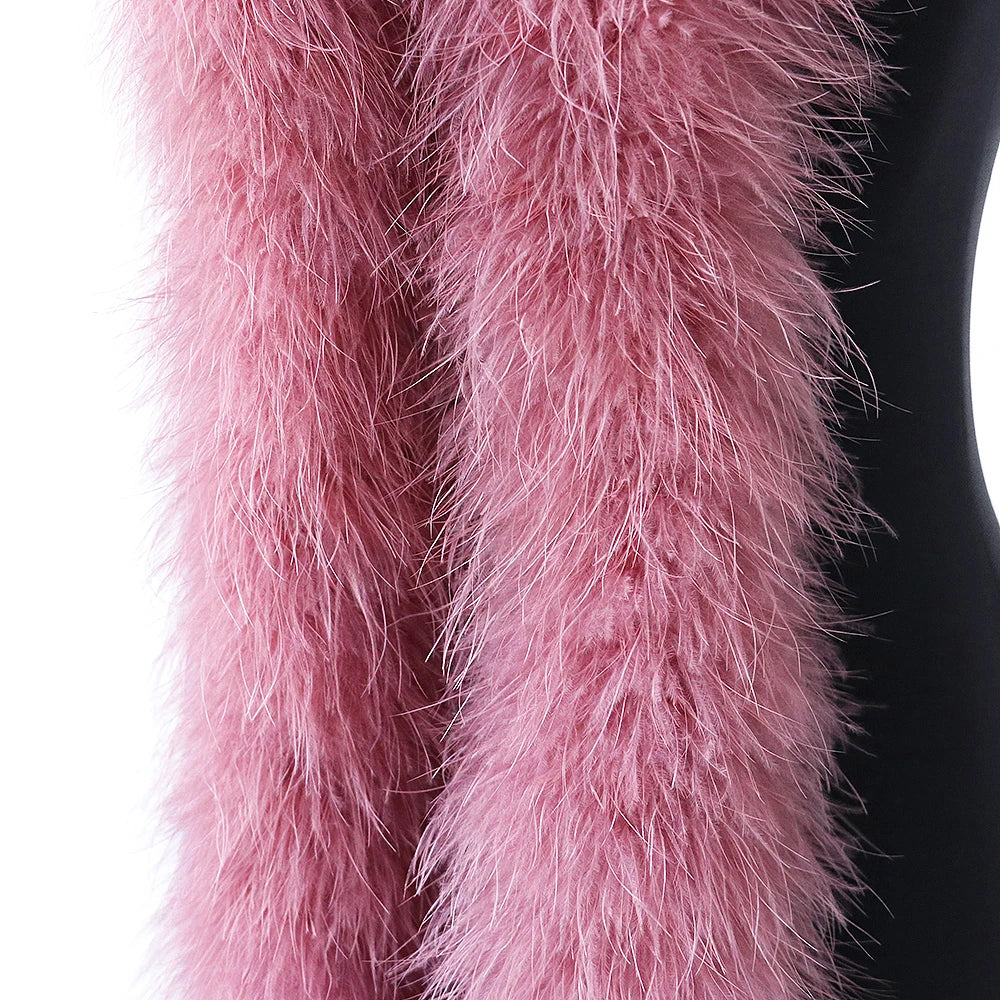 Super Fluffy Pink Marabou Feather Boa – Feminize Me Store