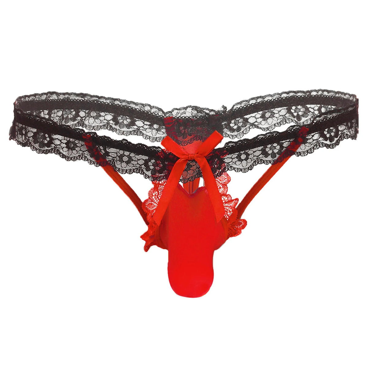 "Sissy Madelyn" Floral Lace Thong – Feminize Me Store