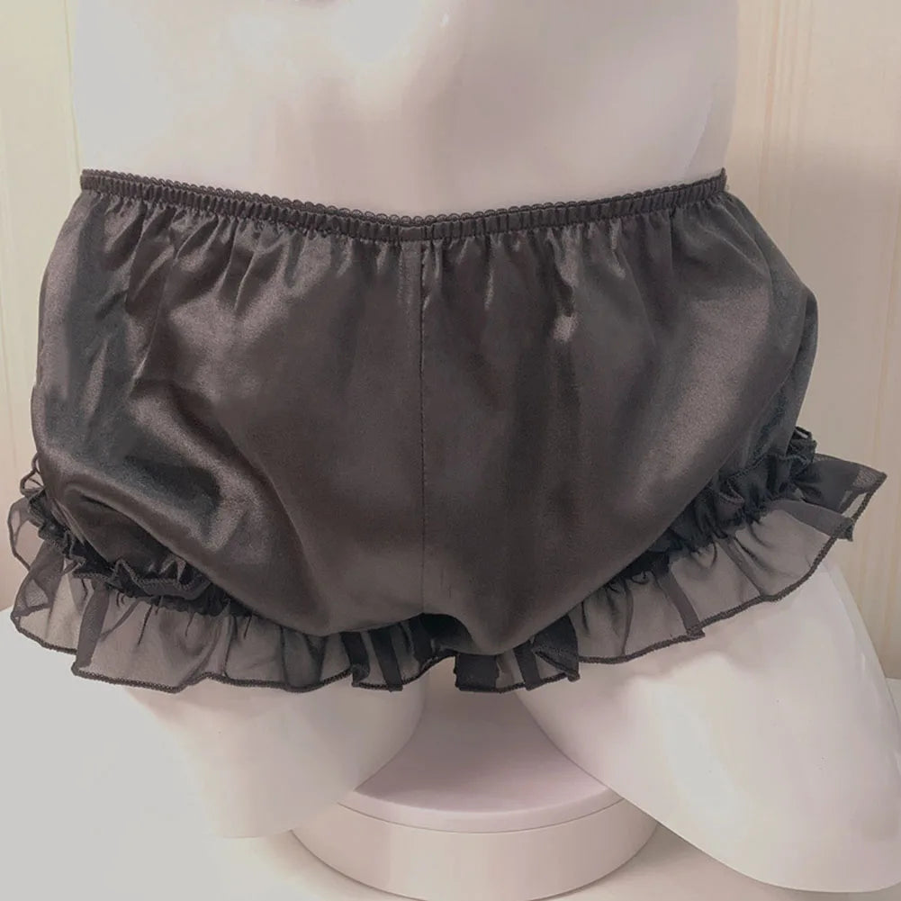 "Sissy Khloe" Gay Shiny Satin Boxer – Feminize Me Store