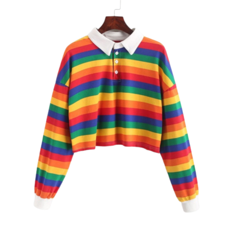 "Sissy Gracelynn" Rainbow Sweatshirt – Feminize Me Store